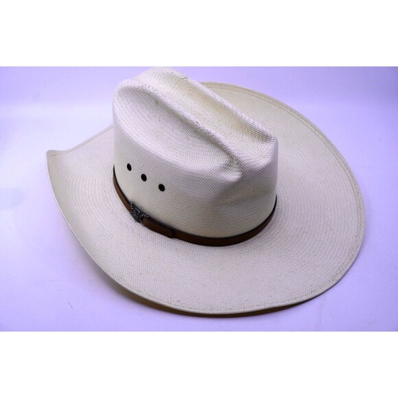 Accessories | Vintage Resistol Straw Cowboy Hat Size 7 R Model Two Step ...